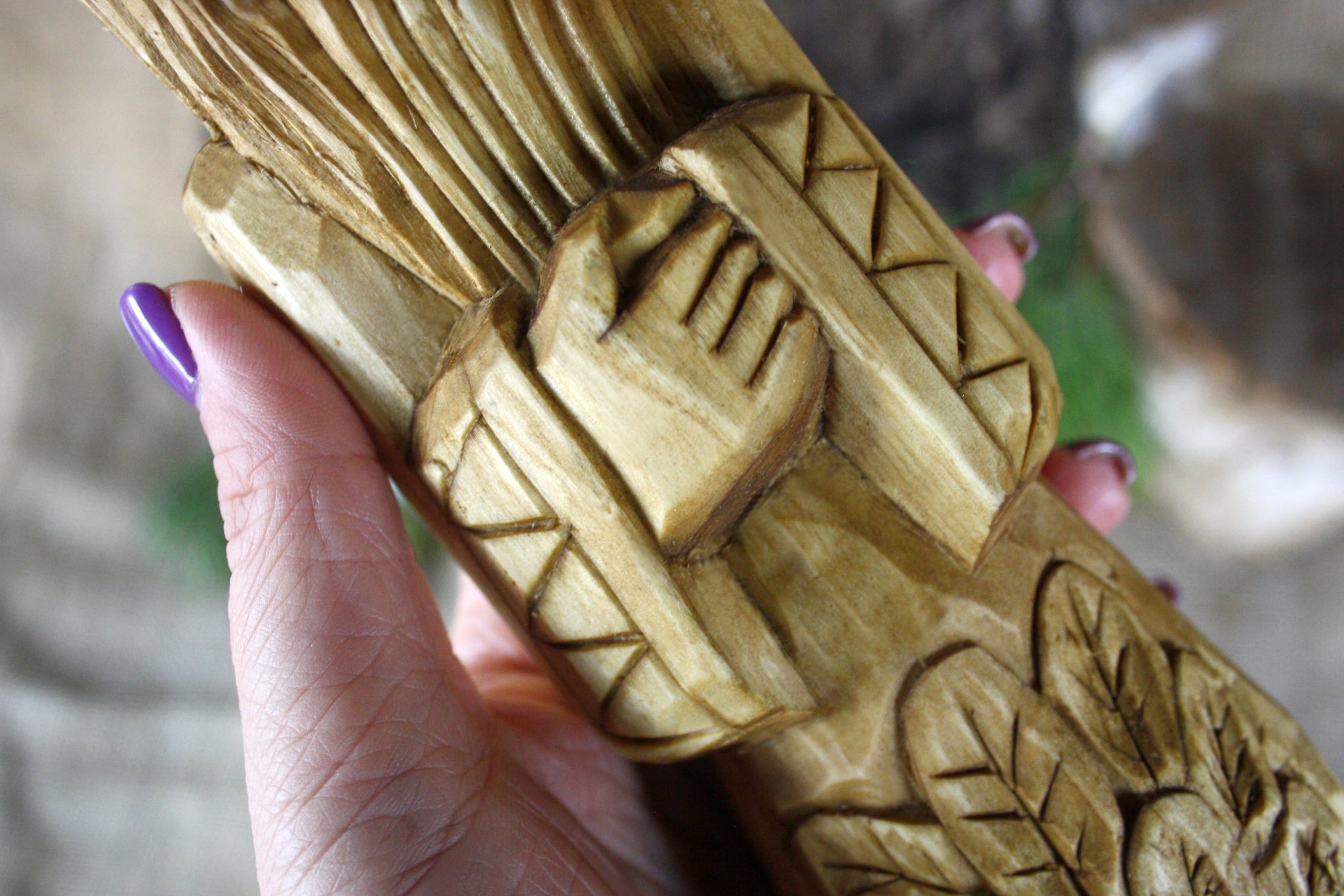 Big statue of main Slavic God ROD born from an egg